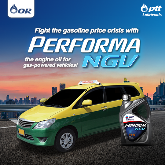 Fight the gasoline price crisis with PERFORMA NGV SAE 10W-40, the ...